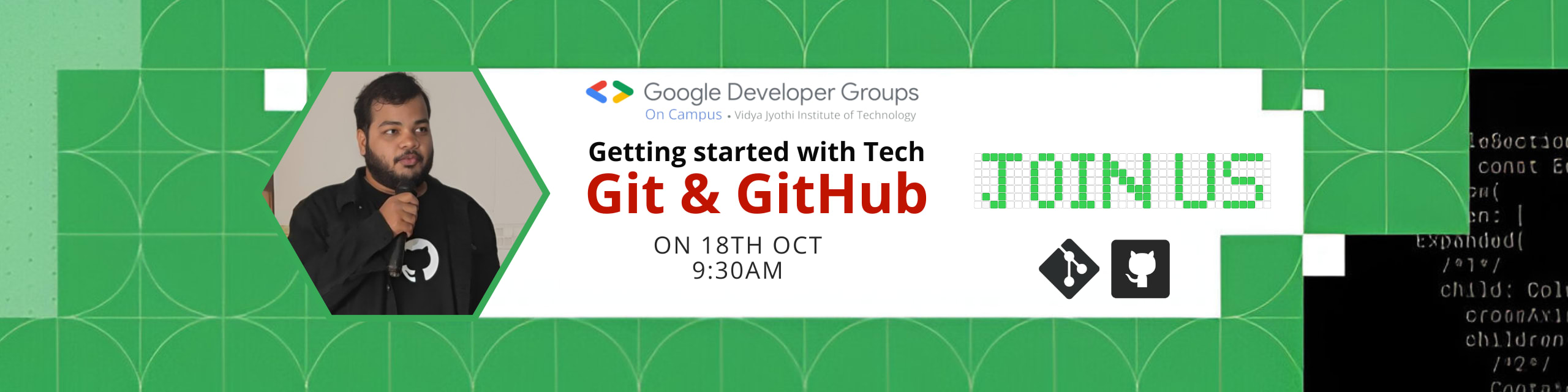 See Getting Started with Tech: Git & GitHub at Google Developer Groups GDG on Campus Vidya ...